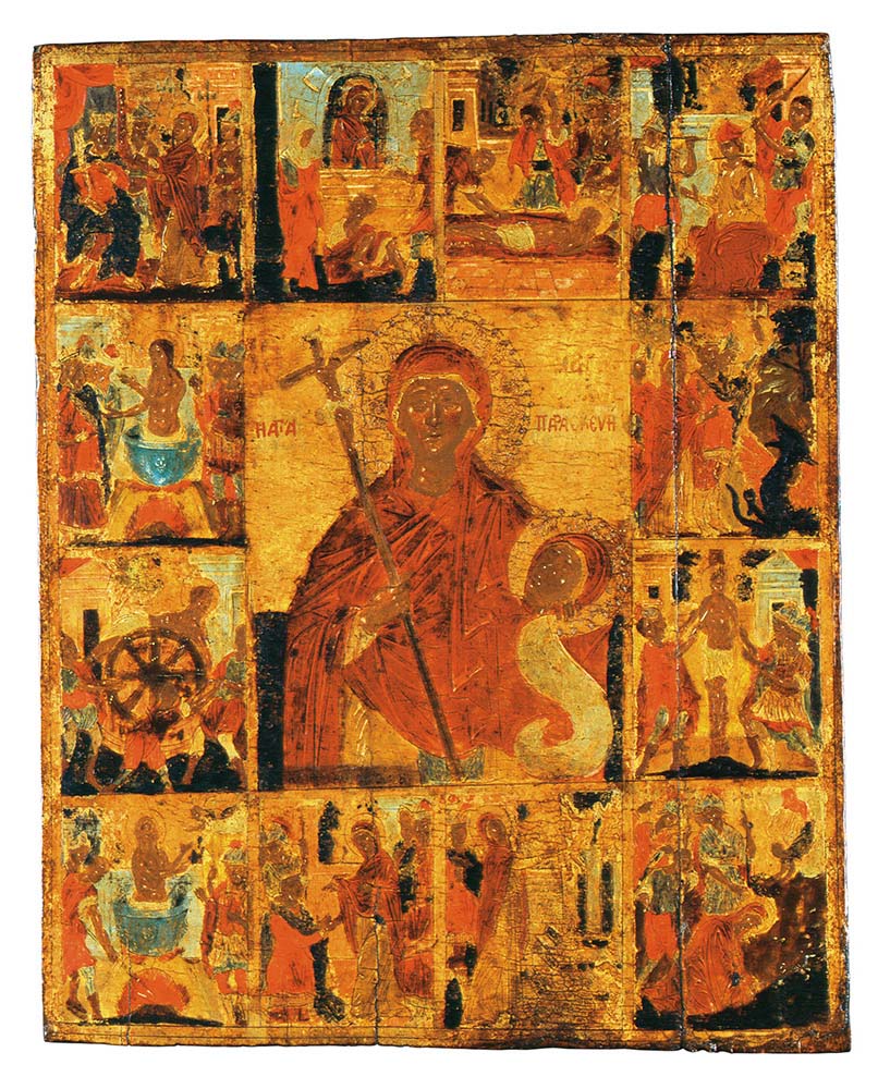 Saint Paraskevi and scenes from her life. – Velimezi Collection